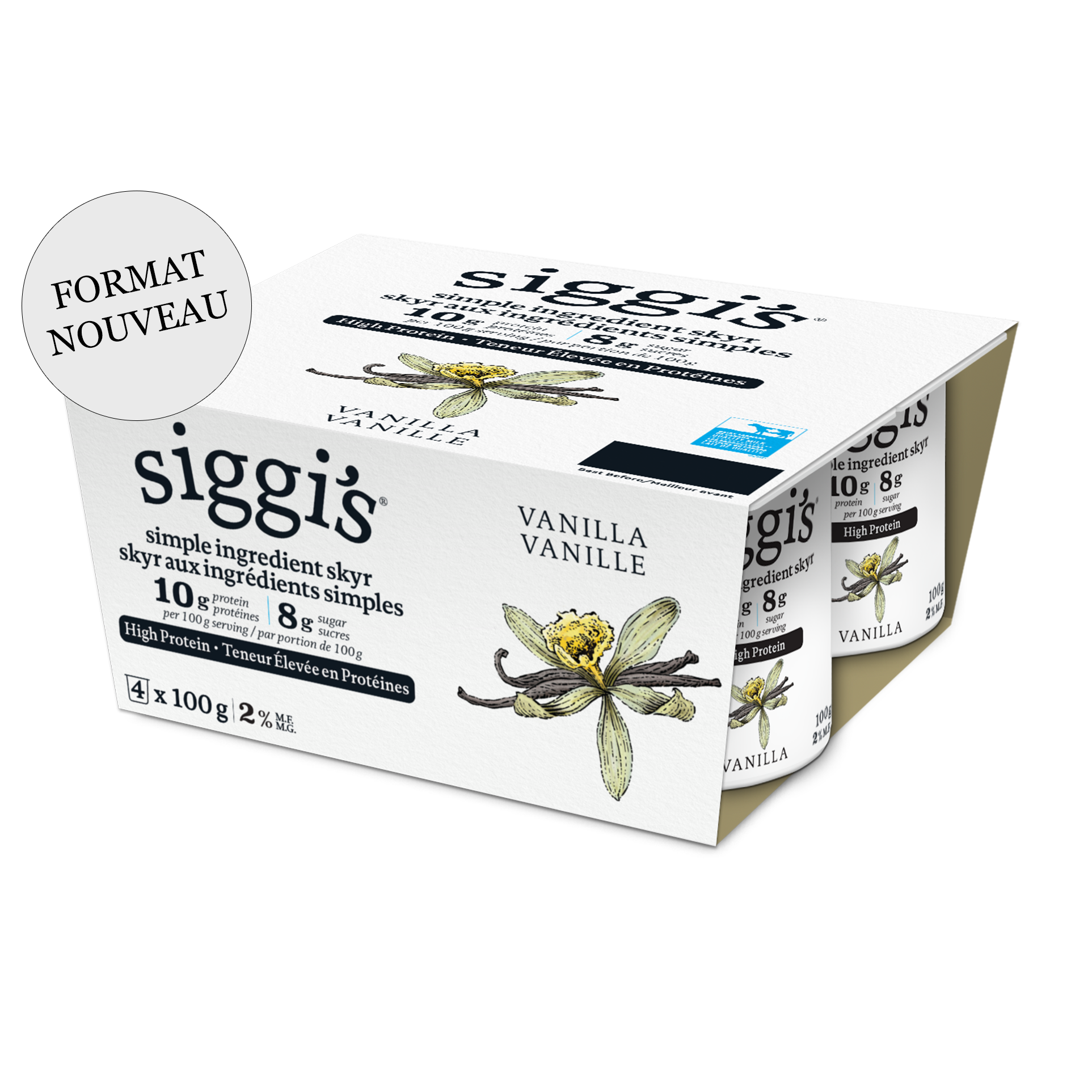 le yogourt islandais : skyr - Vanille 2 % Multi